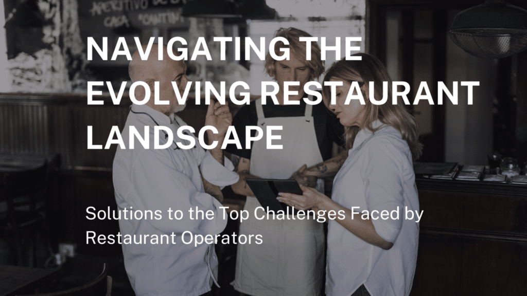 Navigating the Evolving Restaurant Landscape - Voiceplug: AI Food ...